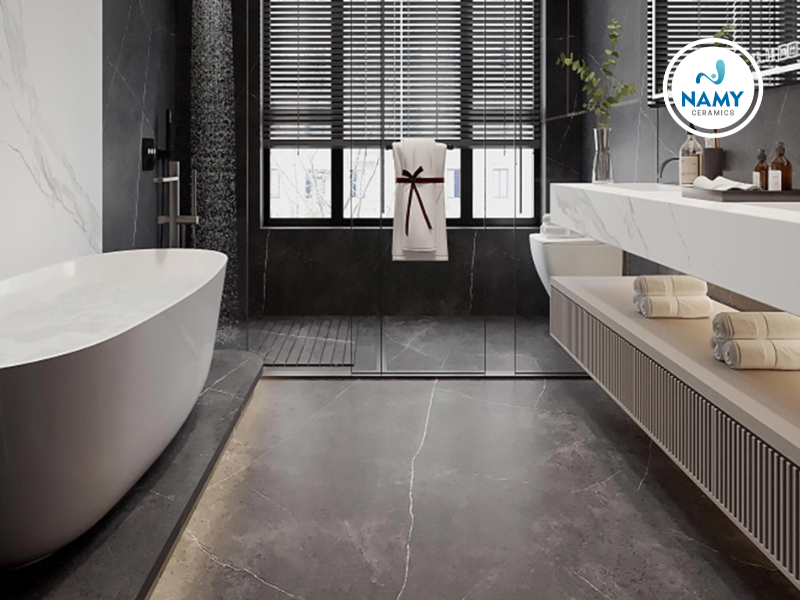 Ưu Điểm Khi Lát Sàn Bằng Đá Nung Kết Mặt Nhám - NAMY Ceramics